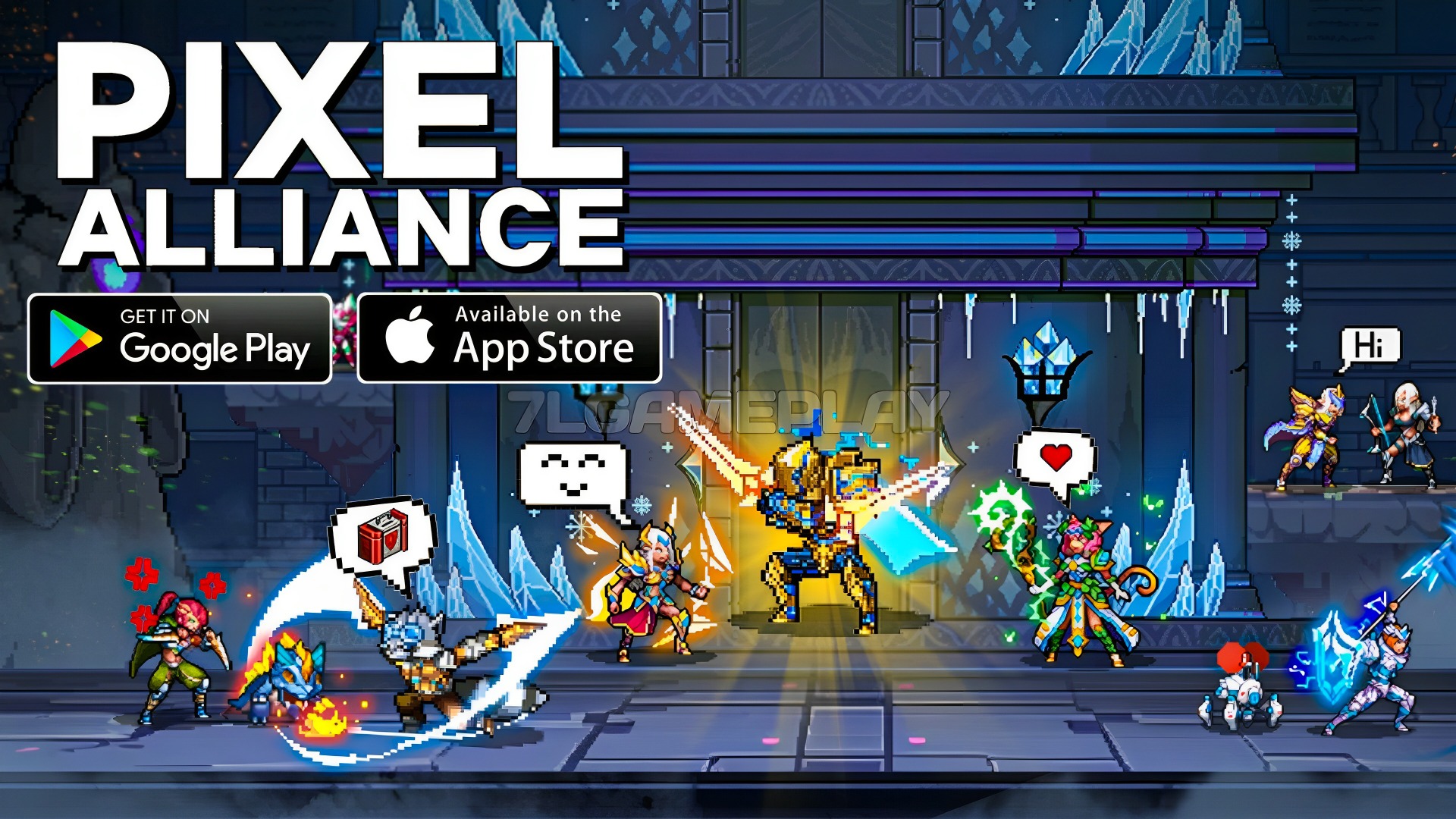 Pixel Alliance Gameplay - RPG Android iOS - QooApp User Notes