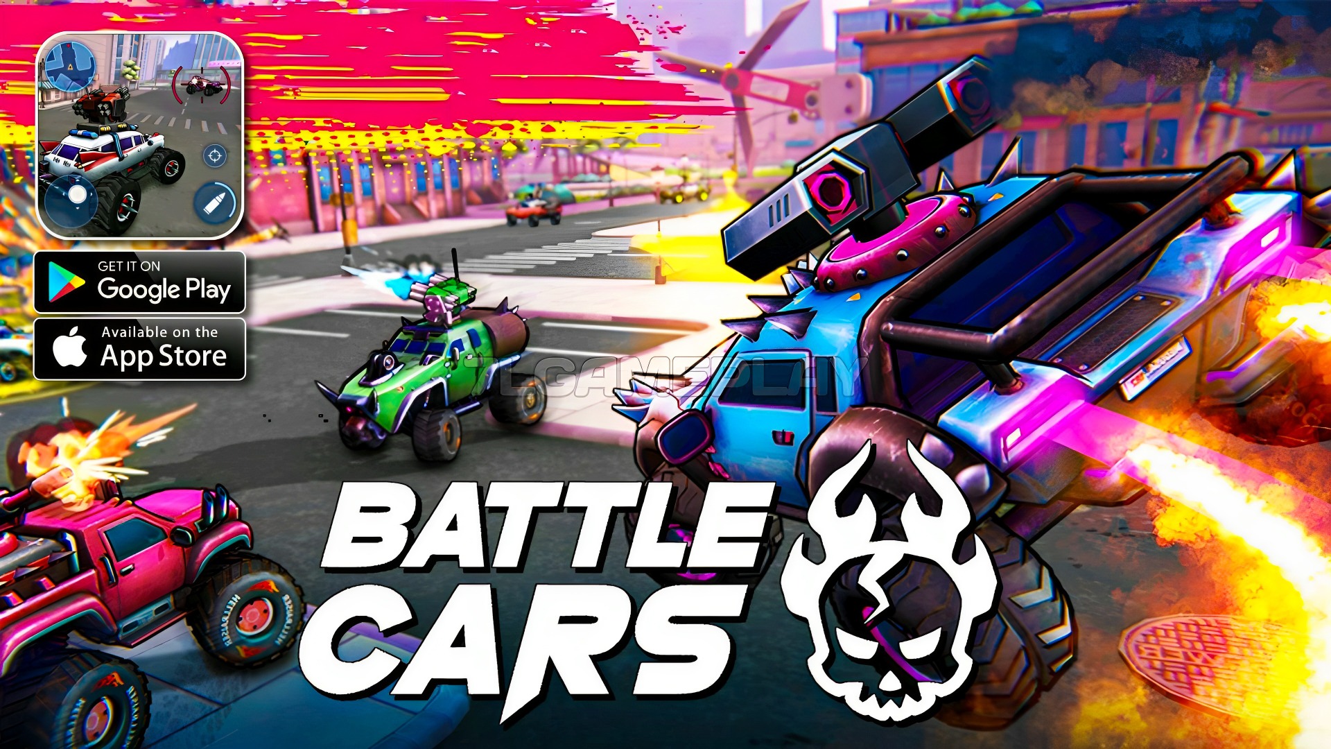 Battle Cars: Fast PVP Arena Gameplay - Android iOS - QooApp Q蛋筆記