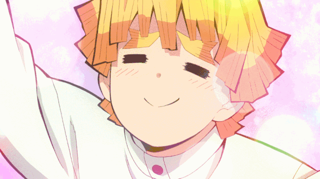 Having A Tough Day? Zenitsu Heals Your Heart - Demon Slayer -Kimetsu no Yaiba- The Hinokami ...