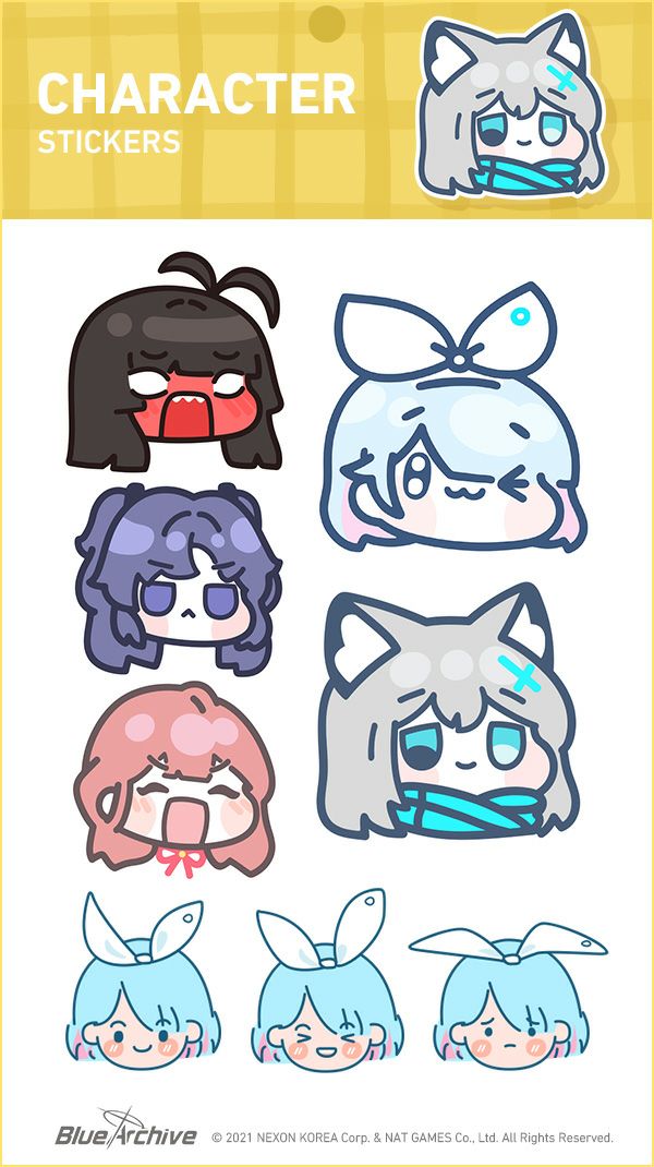 BLUE ARCHIVE STICKERS - Blue Archive | Global - QooApp User Notes