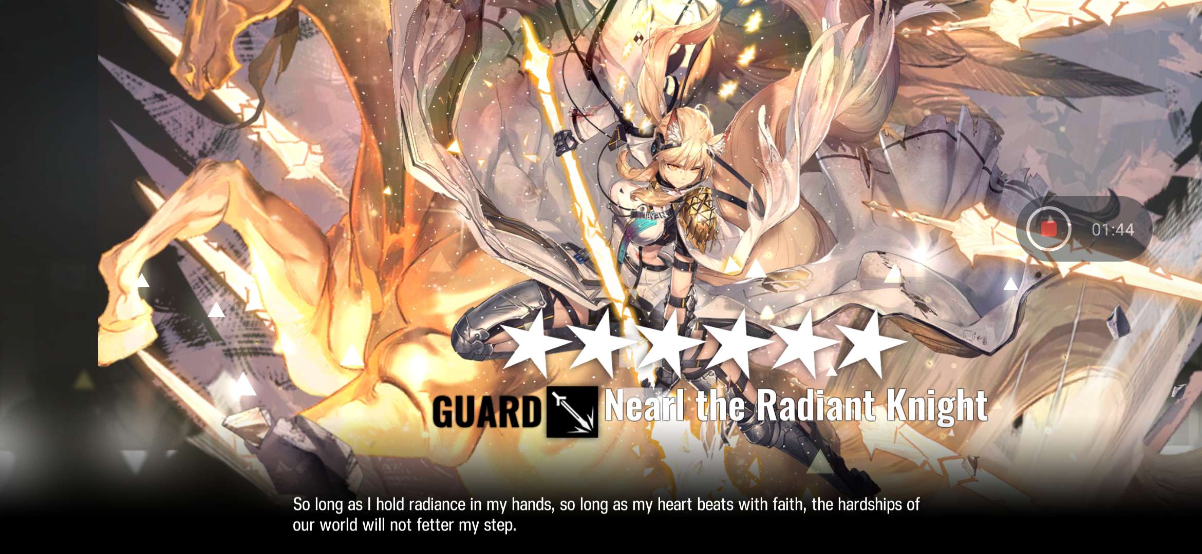 Nearl The Radiant Knight - Arknights | English - QooApp User Notes