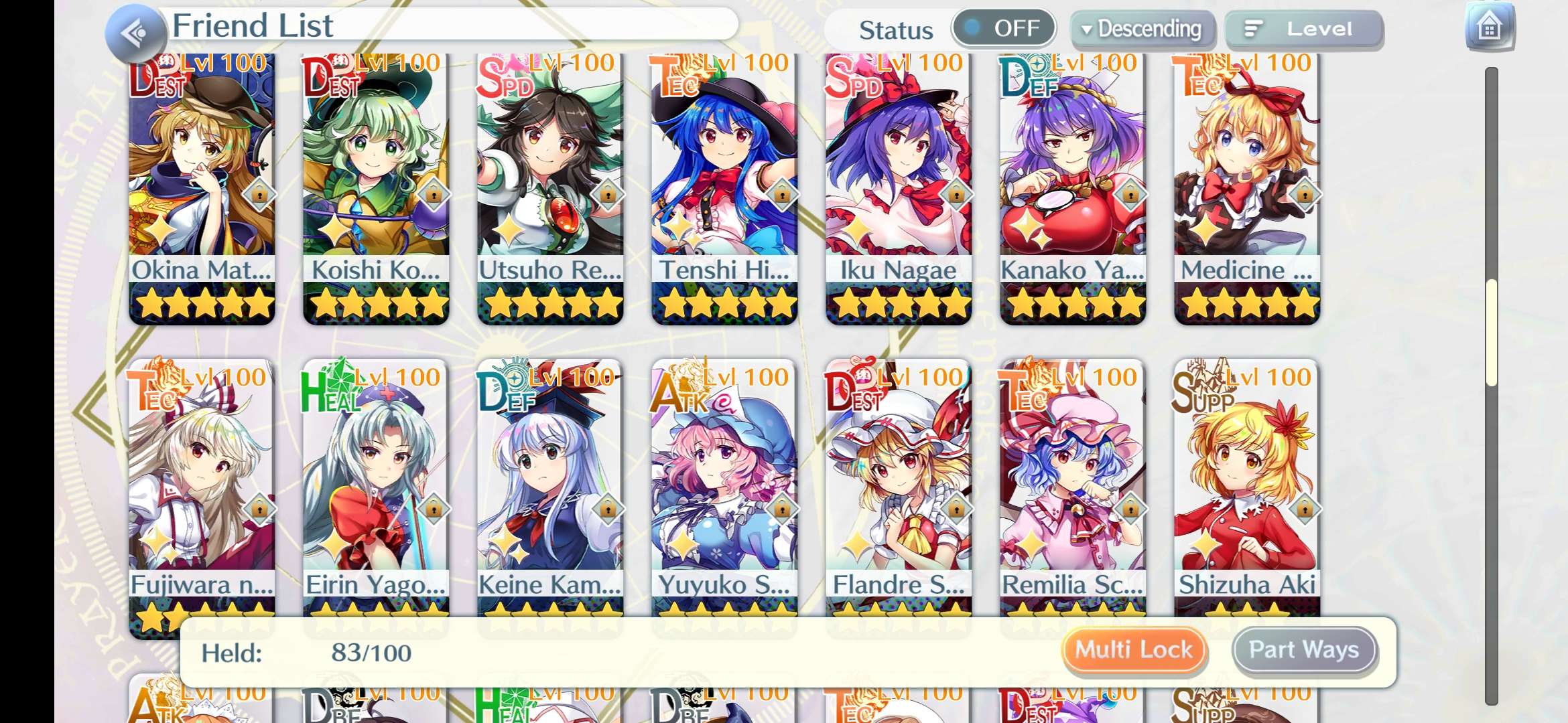 Touhas - Touhou LostWord | Global - QooApp User Notes