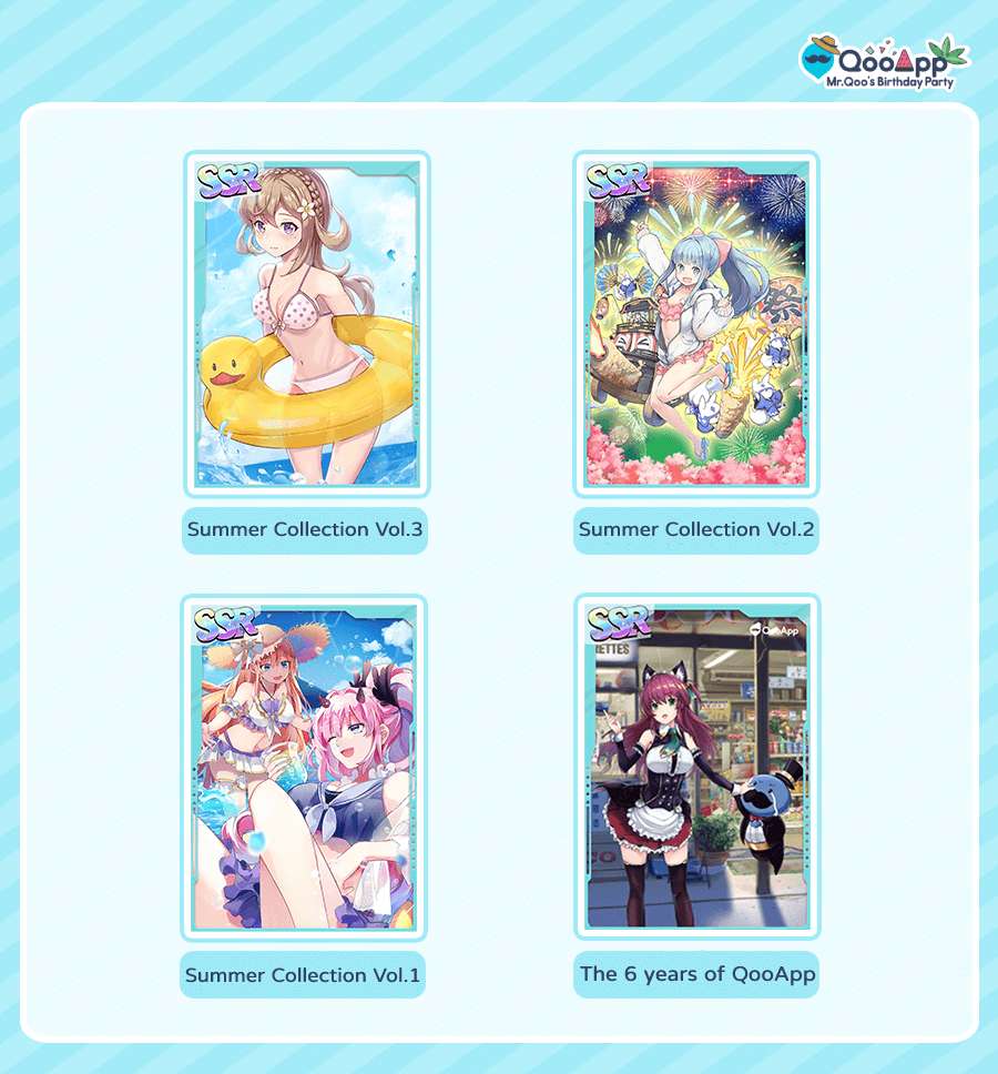 [7/21~7/28] Vote for your most wanted Gacha Pool for August! - QooApp Q蛋筆記