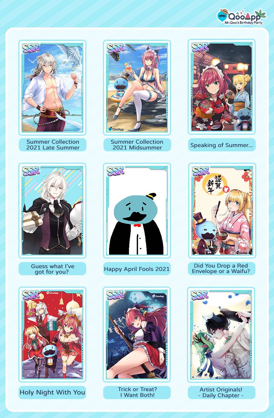 [7/21~7/28] Vote for your most wanted Gacha Pool for August! - QooApp Q蛋筆記