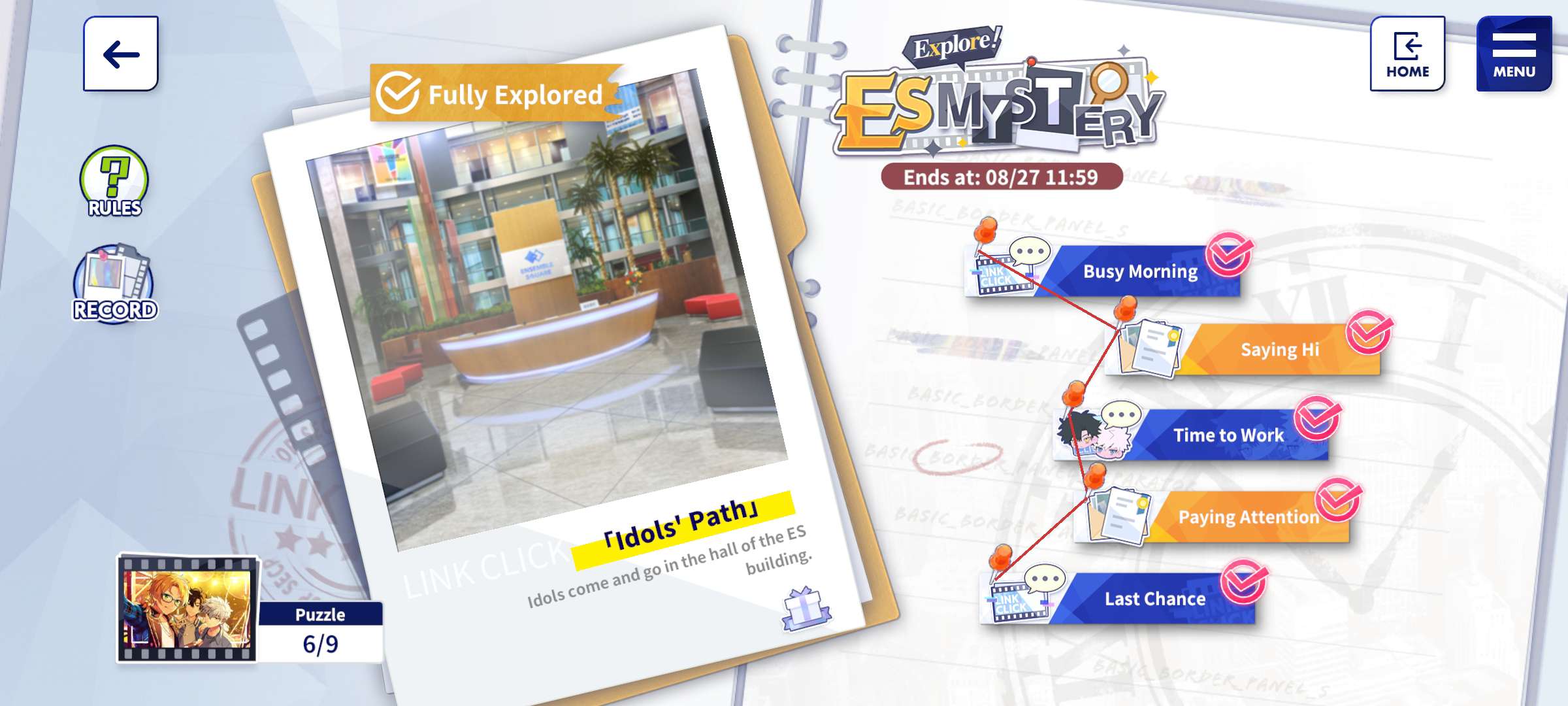 Link Click Collab. Edit bubble - Ensemble Stars!! Music | English ...