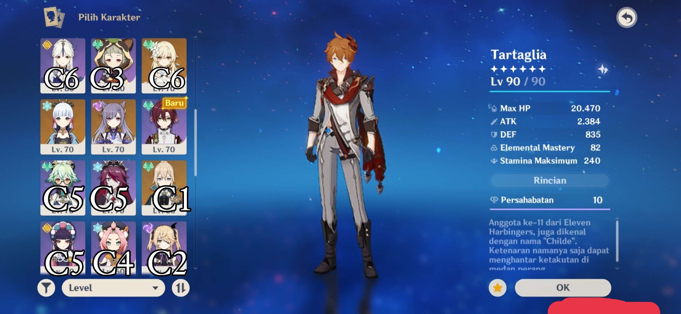 Jual akun ni, 200k - Genshin Impact - QooApp User Notes