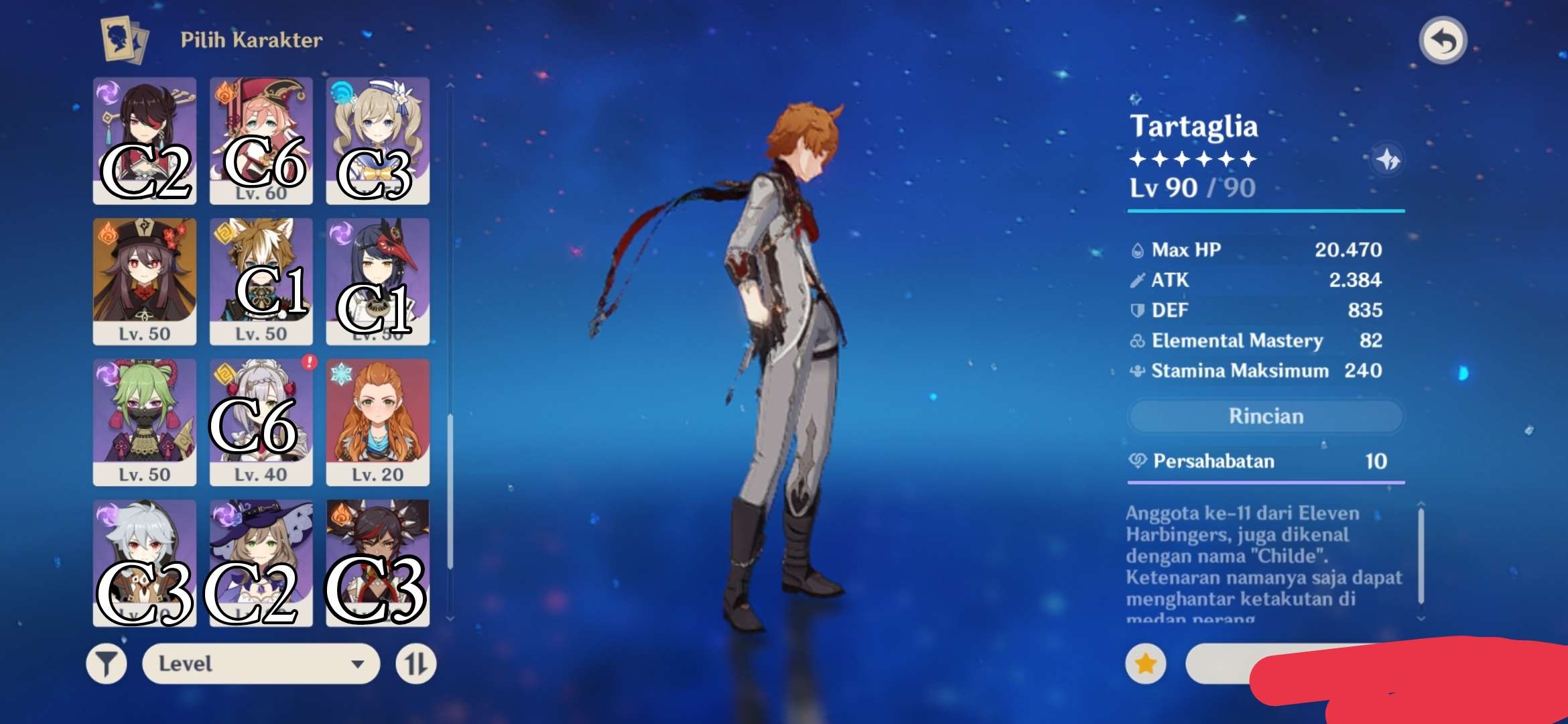 Jual akun ni, 200k - Genshin Impact - QooApp User Notes