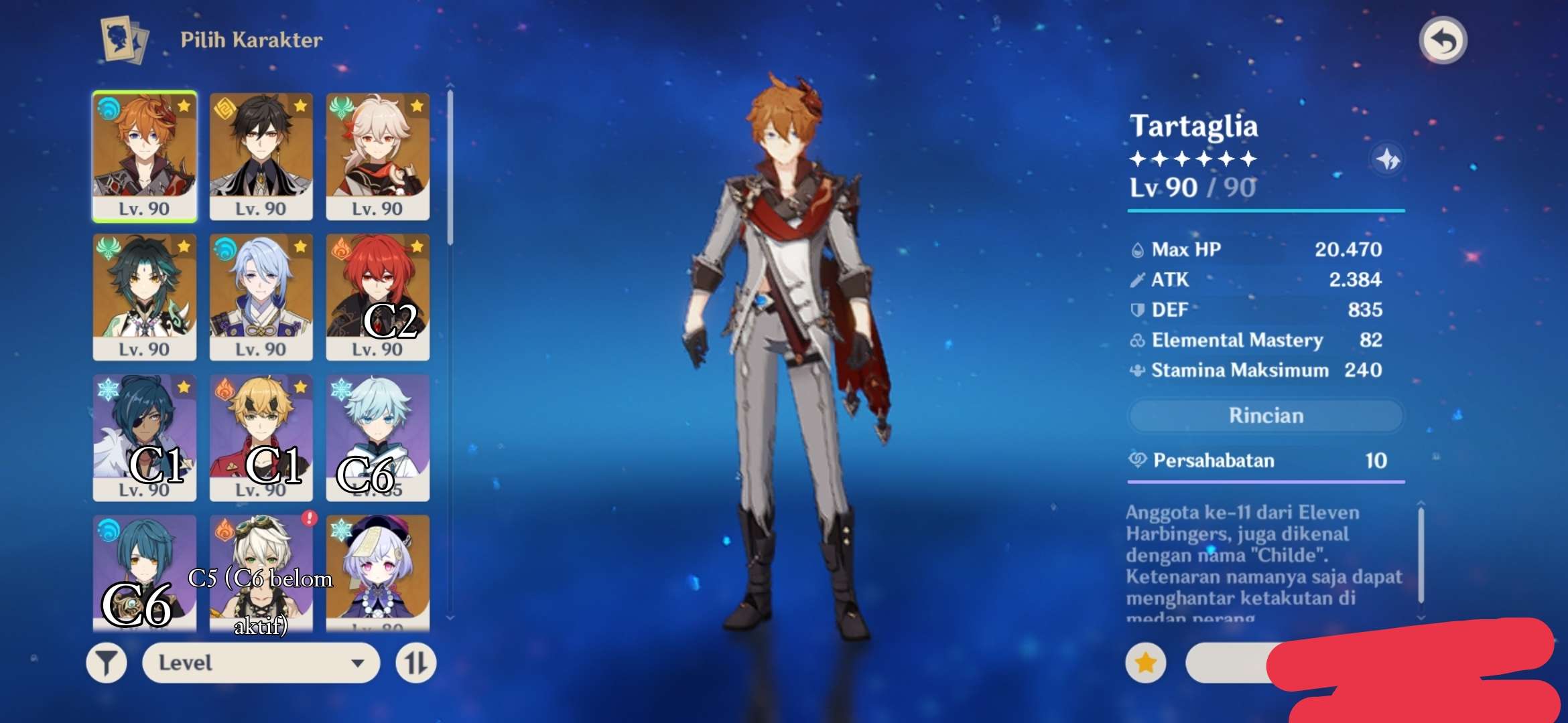 Jual akun ni, 200k - Genshin Impact - QooApp User Notes