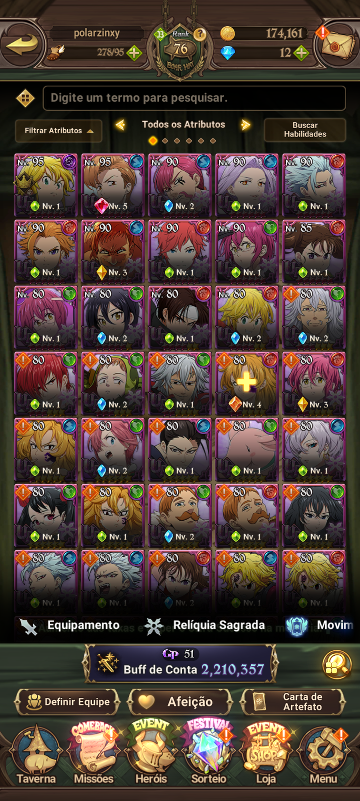 troco essa acc de 7ds - The Seven Deadly Sins: Grand Cross | Global ...