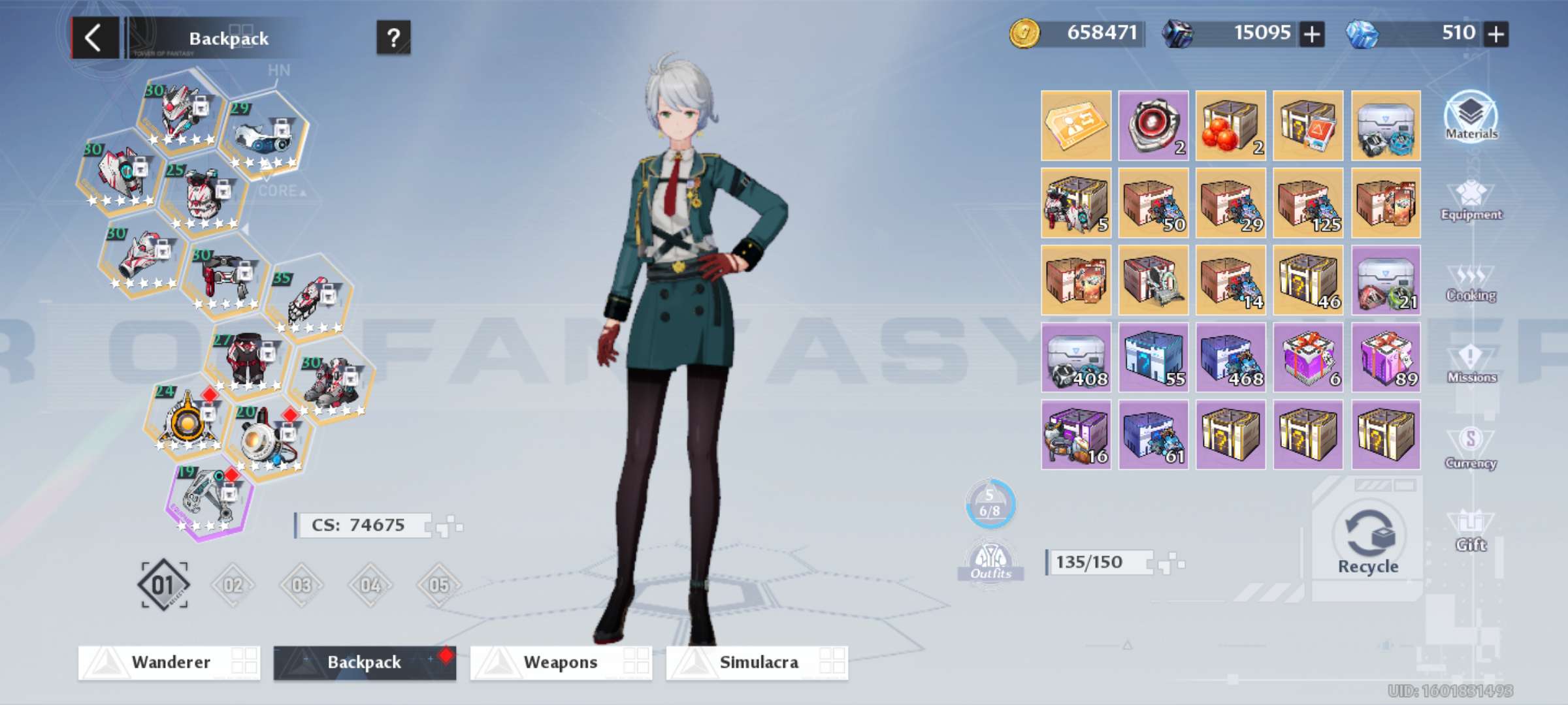 My Current Character - Tower of Fantasy | Global - QooApp User Notes