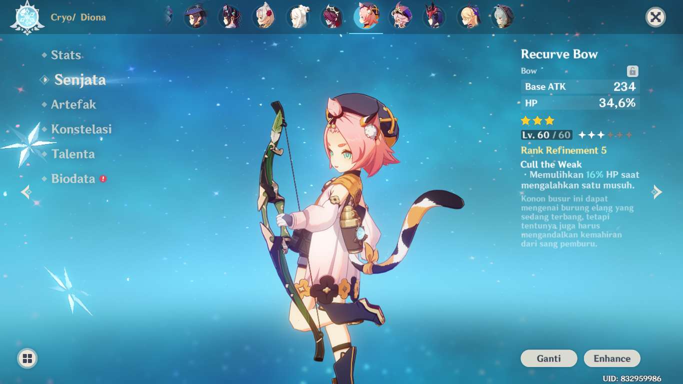 My Diona's weapon - QooApp Q蛋筆記