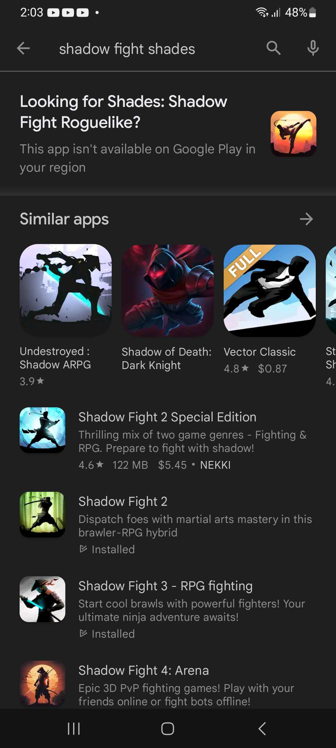 please add SF5/Shades/Shadow Fight Shades - QooApp Q蛋筆記