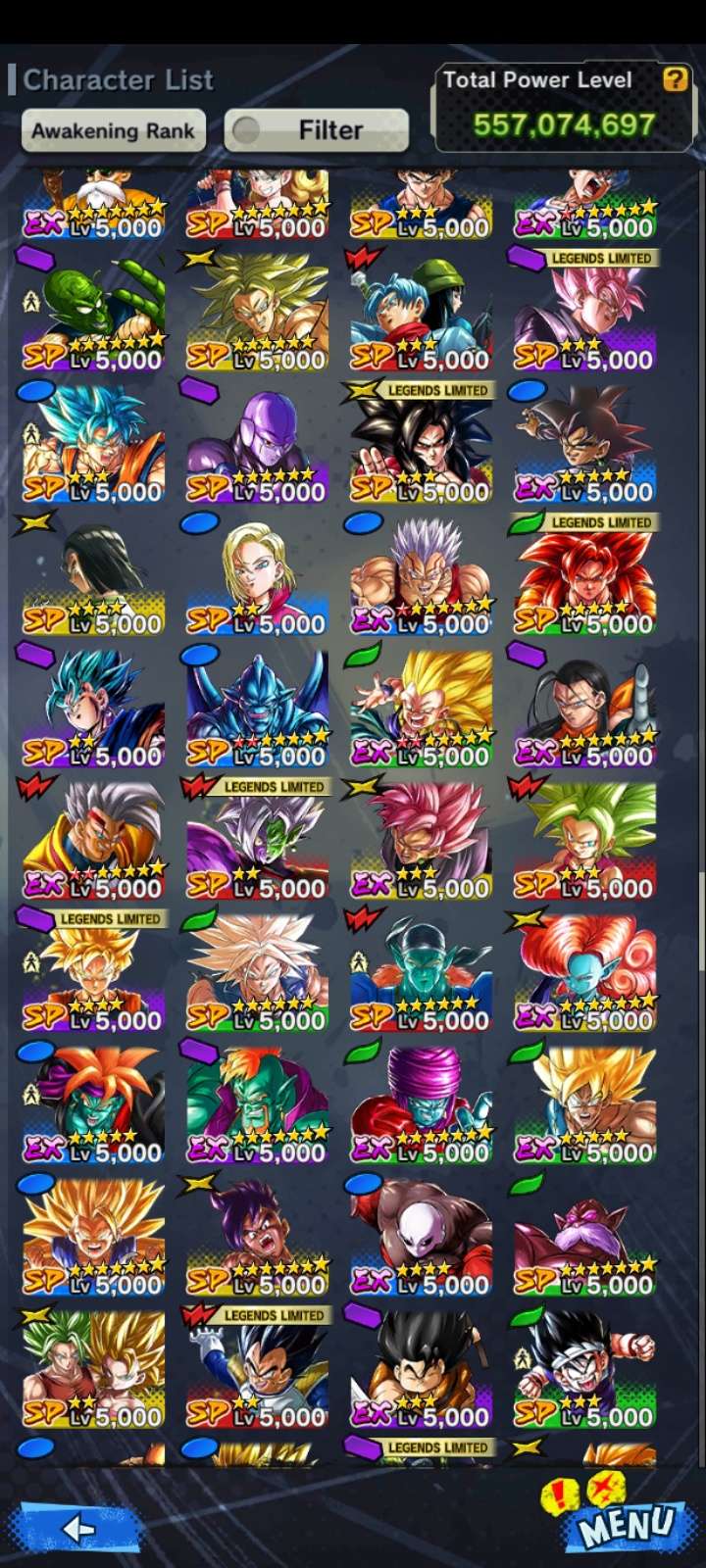 my dragon ball legends account this is my now yaaaaaaa booooy and you ...
