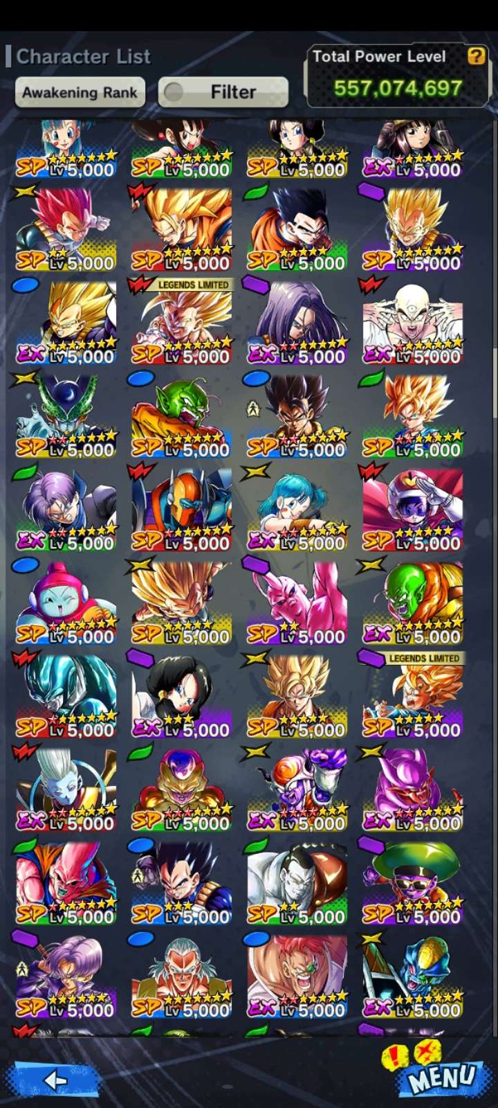 my dragon ball legends account this is my now yaaaaaaa booooy and you ...