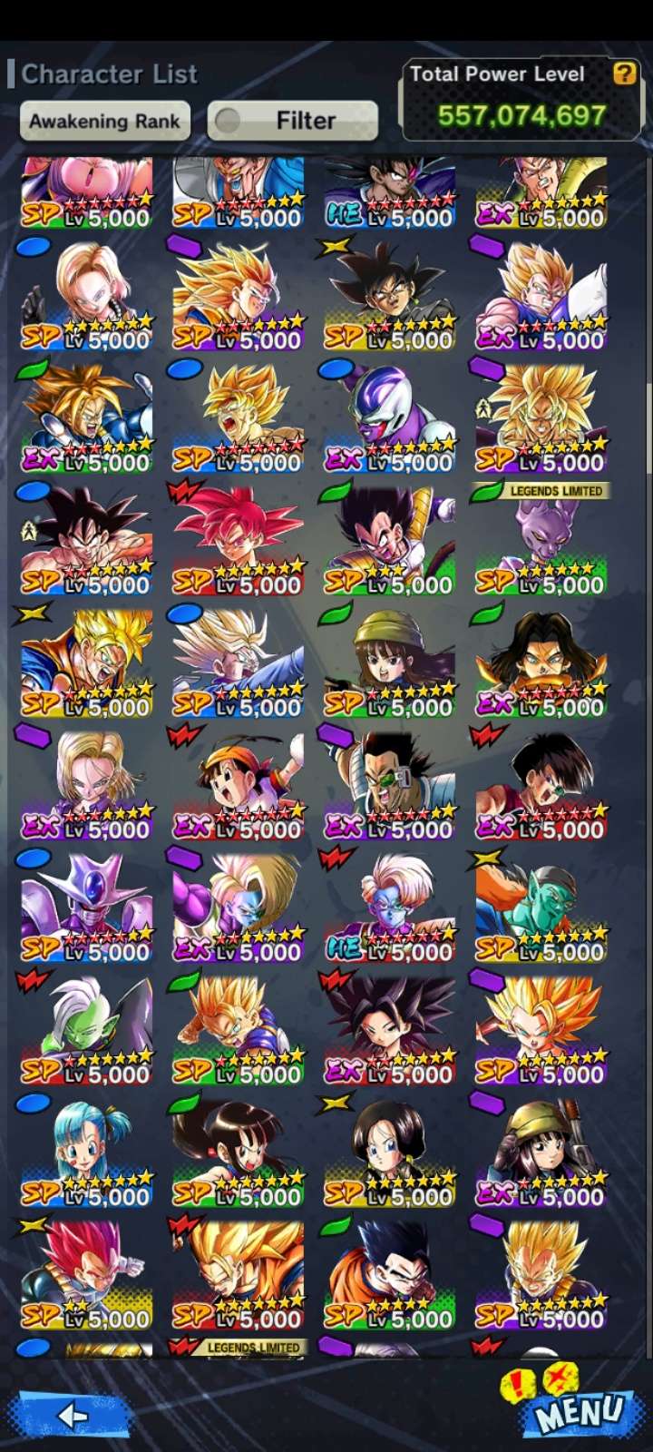 my dragon ball legends account this is my now yaaaaaaa booooy and you ...