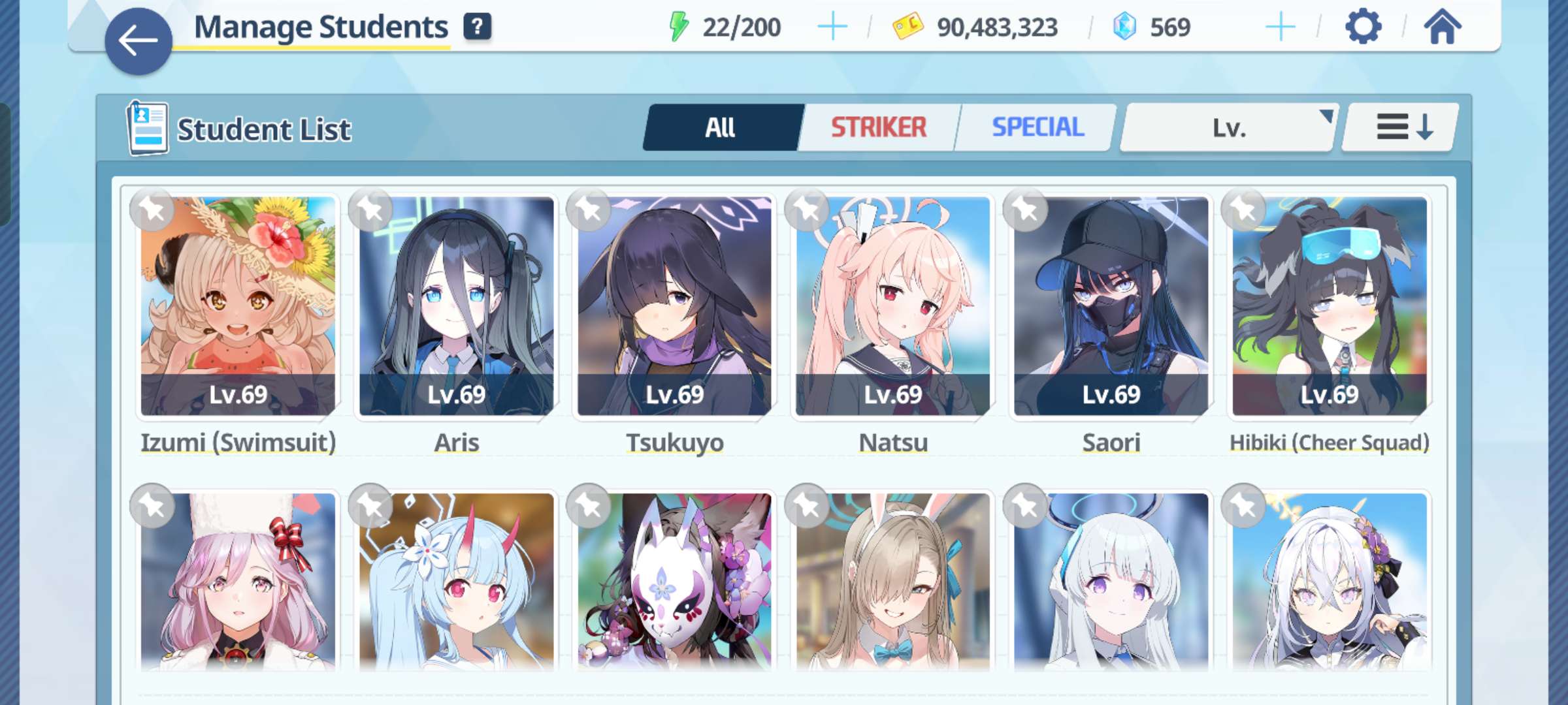 Mi cuenta de Blue Archive sigo trabajandola, pero cómo todos mis juegos es F2P - Blue Archive ...