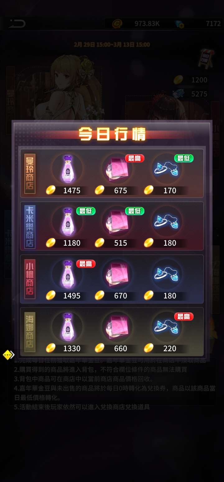 3.2大富翁攻略，最高3075个币 - 聞姬起舞 | QooApp專享版 - QooApp Q蛋筆記